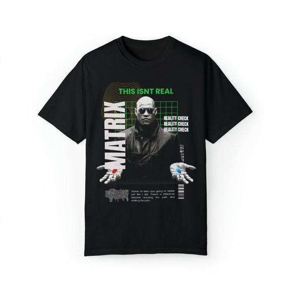 Shirts | Red Or Blue Pill Morpheus Offensive Your Choice Matrix Shirt ...
